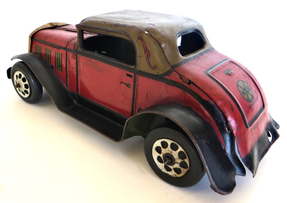 Vintage Marx Fire Chief Friction Action Toy Sedan American, Circa 1930 ...