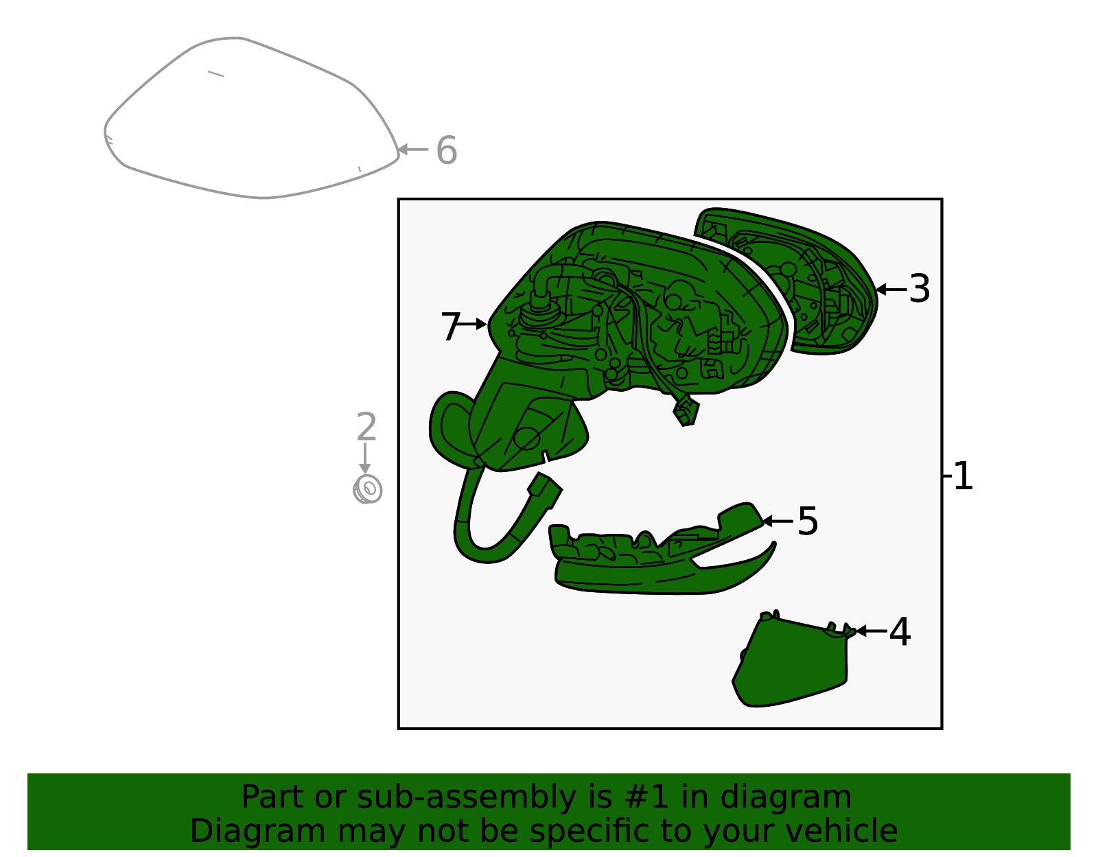 Genuine Toyota Mirror Assembly Outer R 87940-12F80 for sale online | eBay