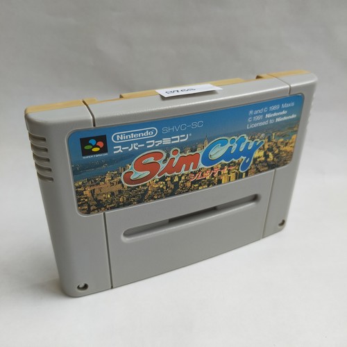 SimCity pre-owned Nintendo Super Famicom SFC SNES Tested | eBay