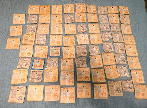 Vintage Mallo Cup Play Money Coin Cards Advertising 77 total cards 1960 ...