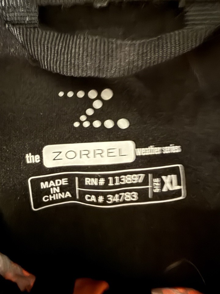 Zorrel Weather Series Orange/Black Performance Cycling-Style Jacket Men ...