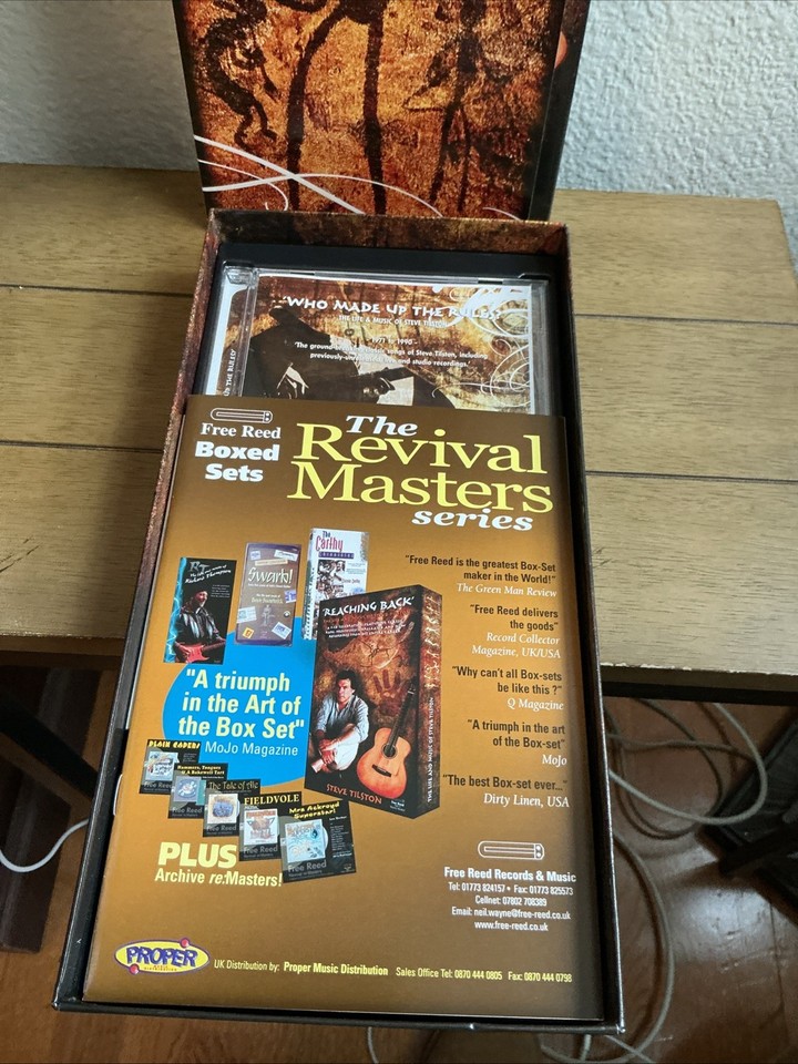 Steve Tilston - Reaching Back: The Life And Music Of Steve Tilston Box ...