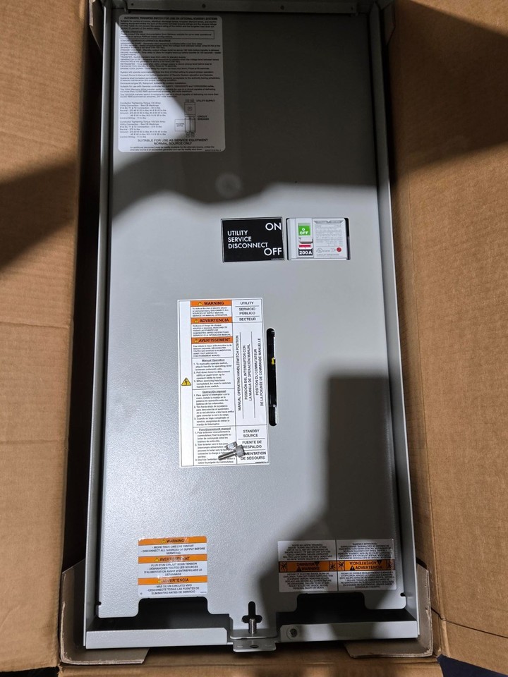 Generac PWRCell SE Rated Automatic Transfer Switch 200 Amp | CXSW200A3 ...