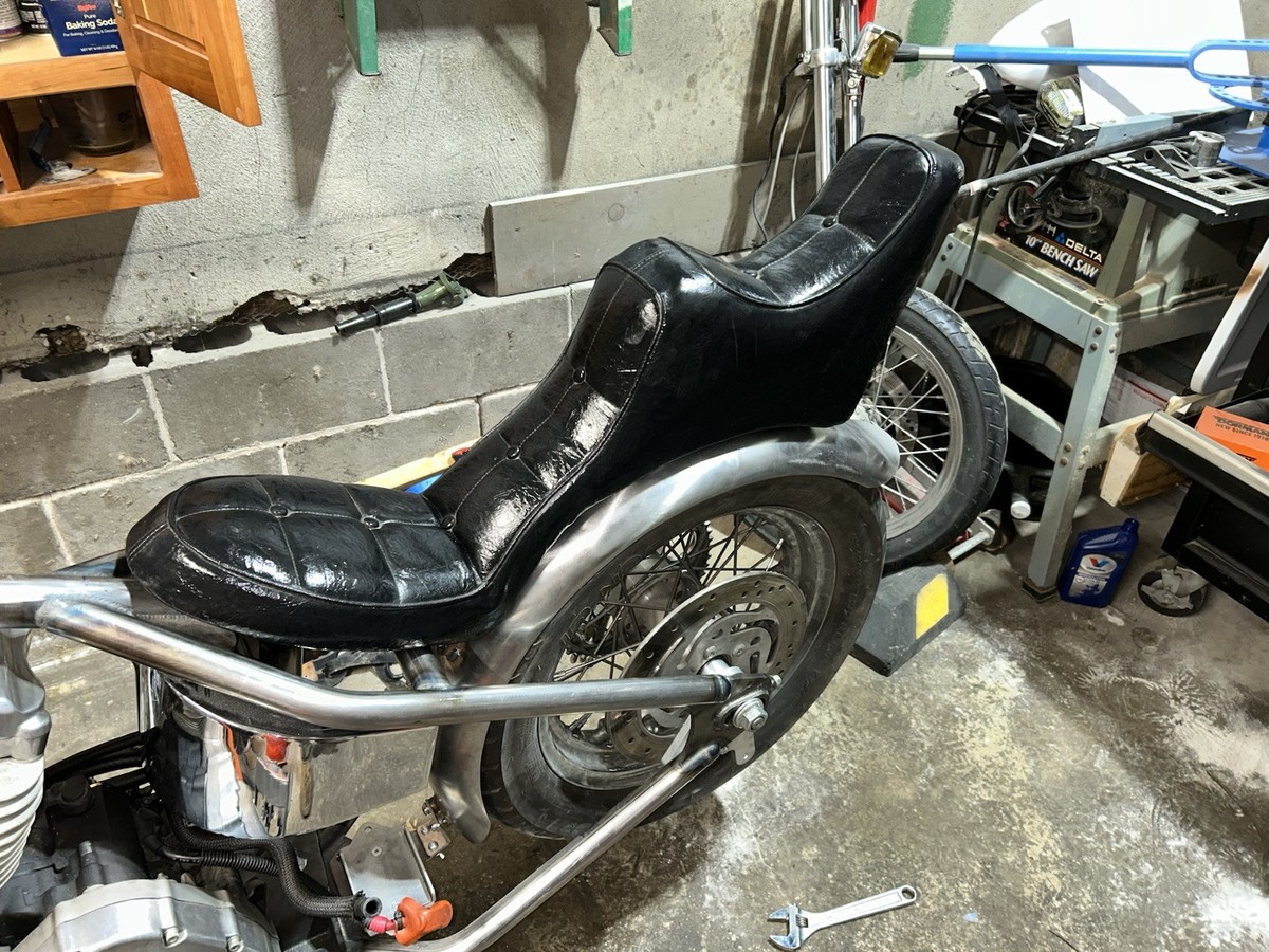 Old School Chopper Seats Bobber Chopper Solo Seat "Spider" Vintage