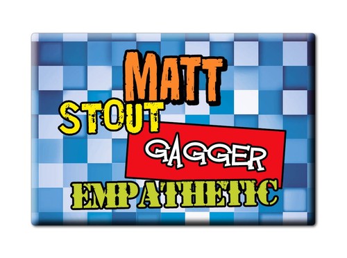 Matt Fridge Magnet Name with Adjectives I Love Gift Idea | eBay