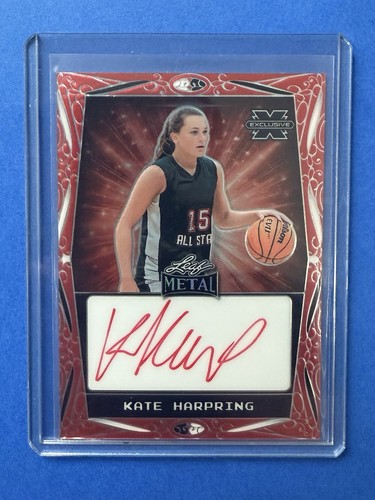 Kate Harpring 2024 Leaf Metal First Card Autograph Red /199 Auto | eBay