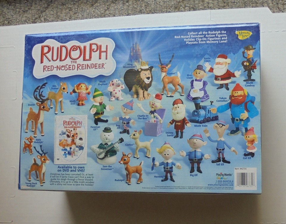 Rudolph The Red Nosed Reindeer Misfit Holiday Figurine Collection 24 ...