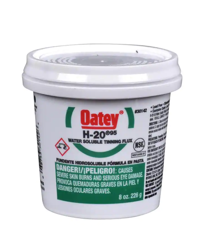Oatey 8 oz H-20 Water Soluble Lead-Free Solder Tinning Flux | eBay