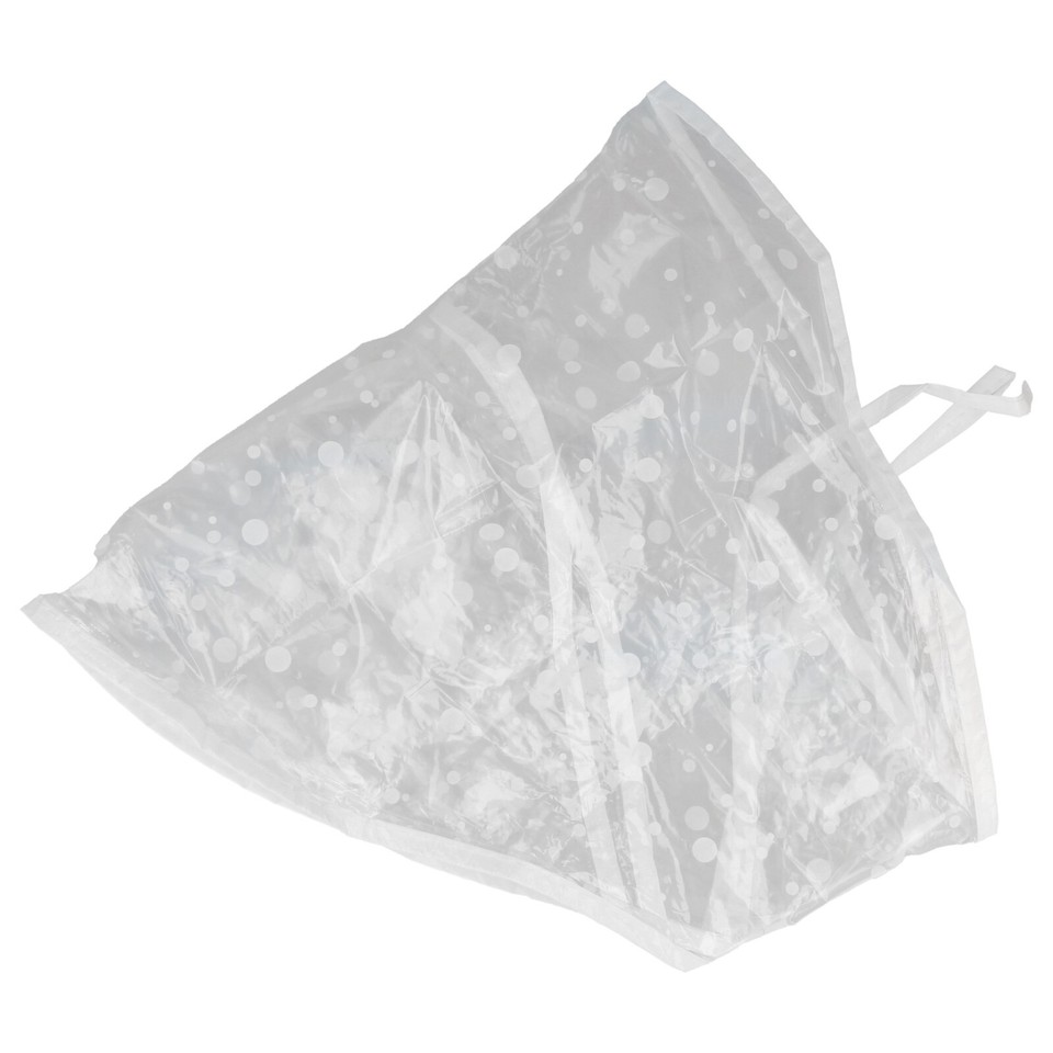 LARGE PATTERNED RAIN HAT | Ladies Polkadot Hair Protector Hood/Bonnet ...