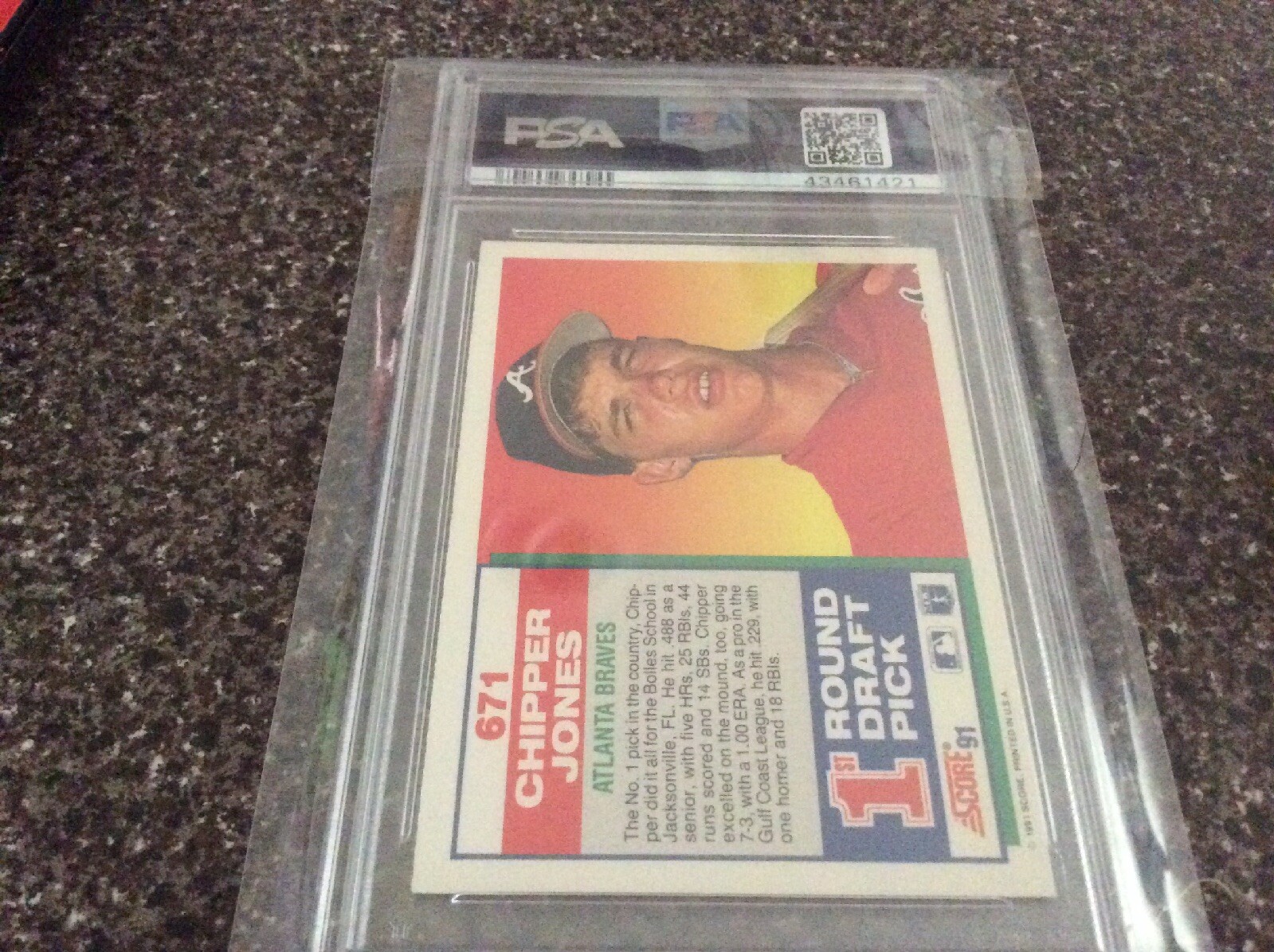 Chipper Jones Rookie Auto | eBay