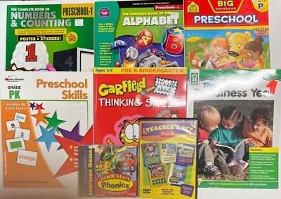 Preschool Workbook Bundle Multiple Subjects Pre-K Curriculum ...
