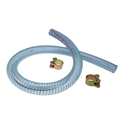 39''L 1" ID Universal Log Splitter Heavy-Duty Steel Wire Suction Hose W ...