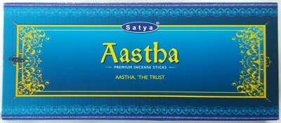 (180g Big pack) Satya Nag Champa AASTHA Masala Indian Agarbatti incense ...