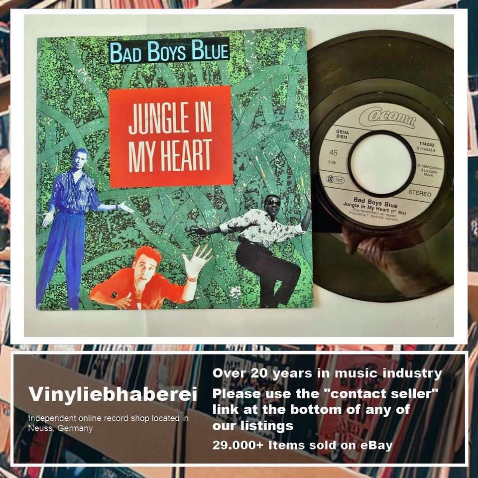 Bad Boys Blue - Jungle in my heart 7'' Vinyl Germany | eBay