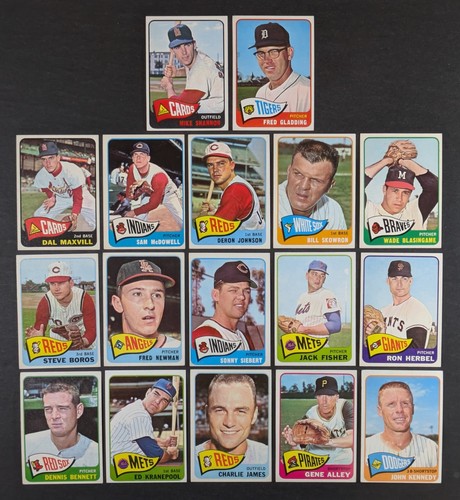1965 Topps Baseball Starter Set 17 Cards | eBay