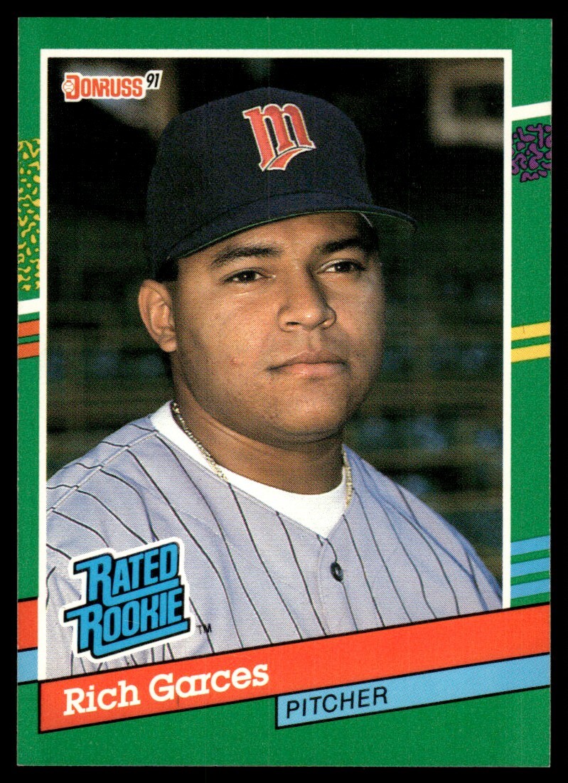 1991 Donruss Rated Rookie #420 Rich Garces Minnesota Twins | eBay