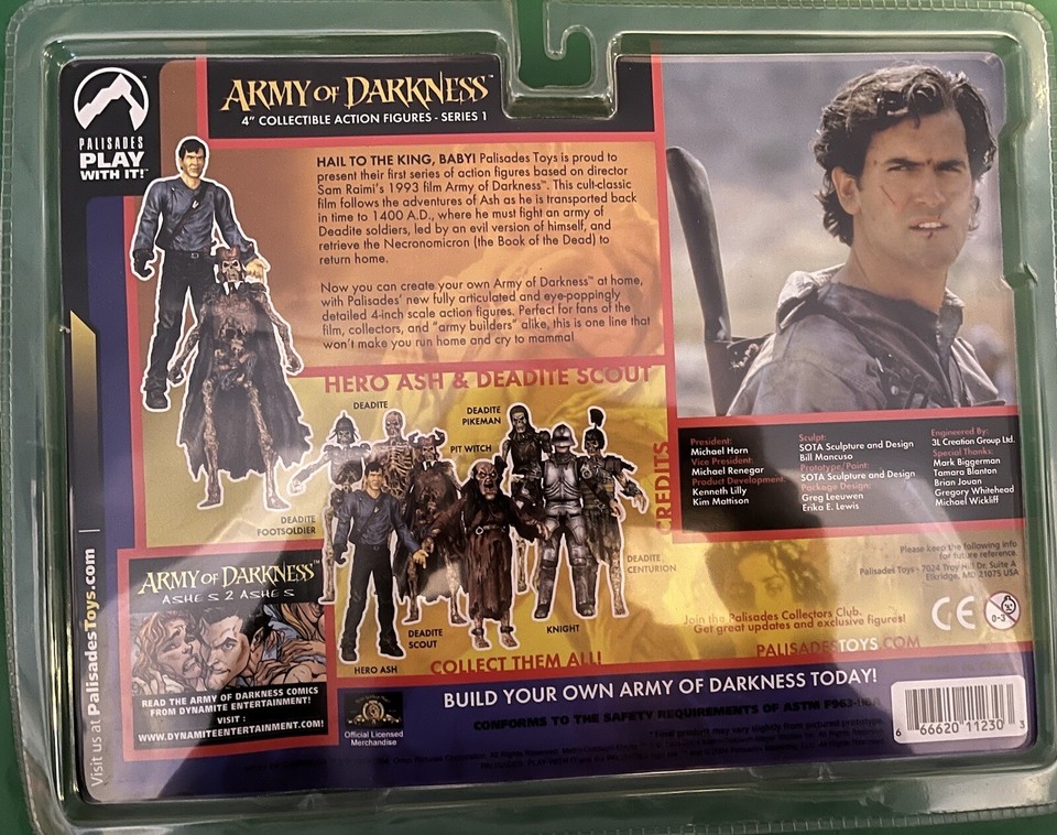 Army Of Darkness 2004 Hero Ash & Deadite Scout Palisades Play New ...