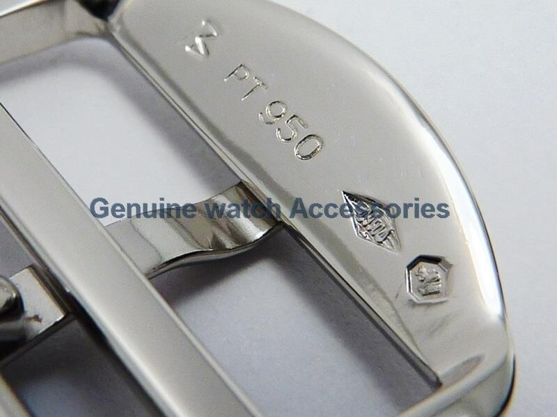 IWC PLATINUM PT950 TANG PIN BUCKLE CLASP (16mm)SUPER SHAPE VERY RARE IN ...