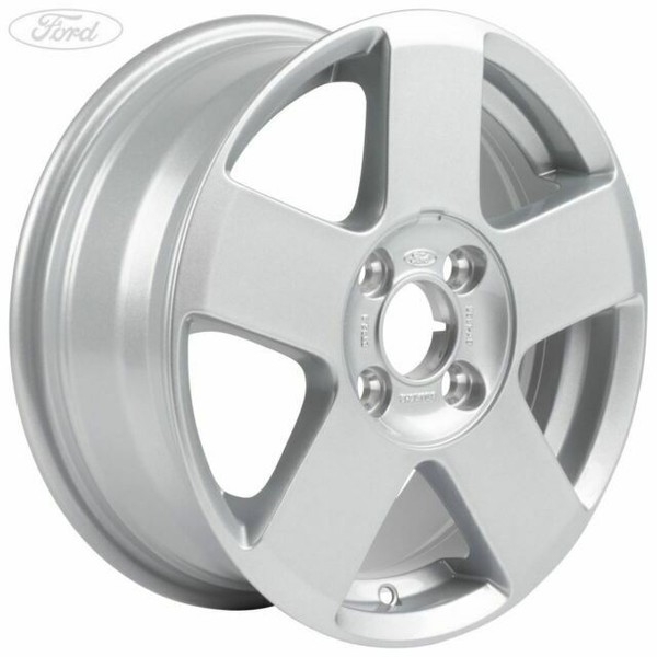 Ford Fiesta MK6 6J x 15-inch Alloy Wheel Assembly - Silver (1141427 ...