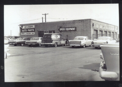 REAL PHOTO COLUMBUS OHIO JEGS AUTO PARTS STORE ADVERTISING POSTCARD ...