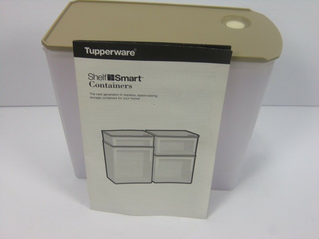 Tupperware Rectangular Modular Canister 2.2 Liter Shelf Smart Container ...