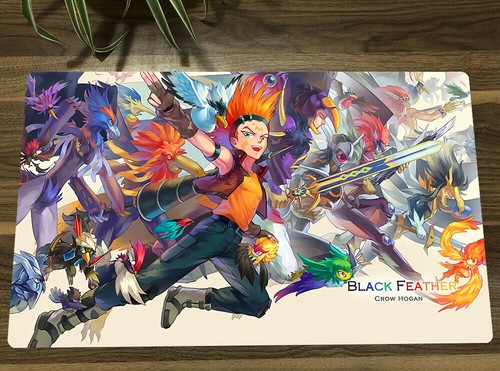 YGO! BF Blackwing Deck Trading Card Game Mat Playmat TCG CCG Custom ...
