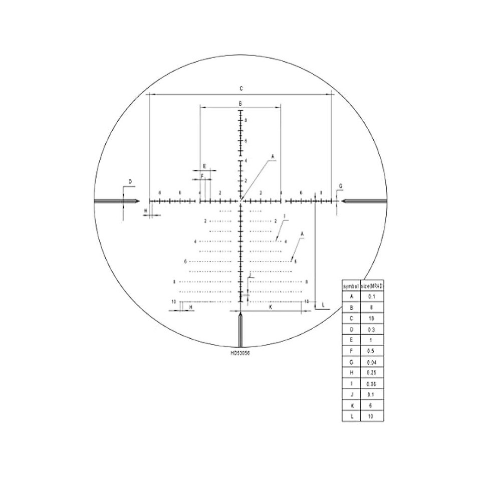 Long,Range 5,30x56 Rifle Scope, FFP, Illuminated, Zero Stop, 34mm Tube ...