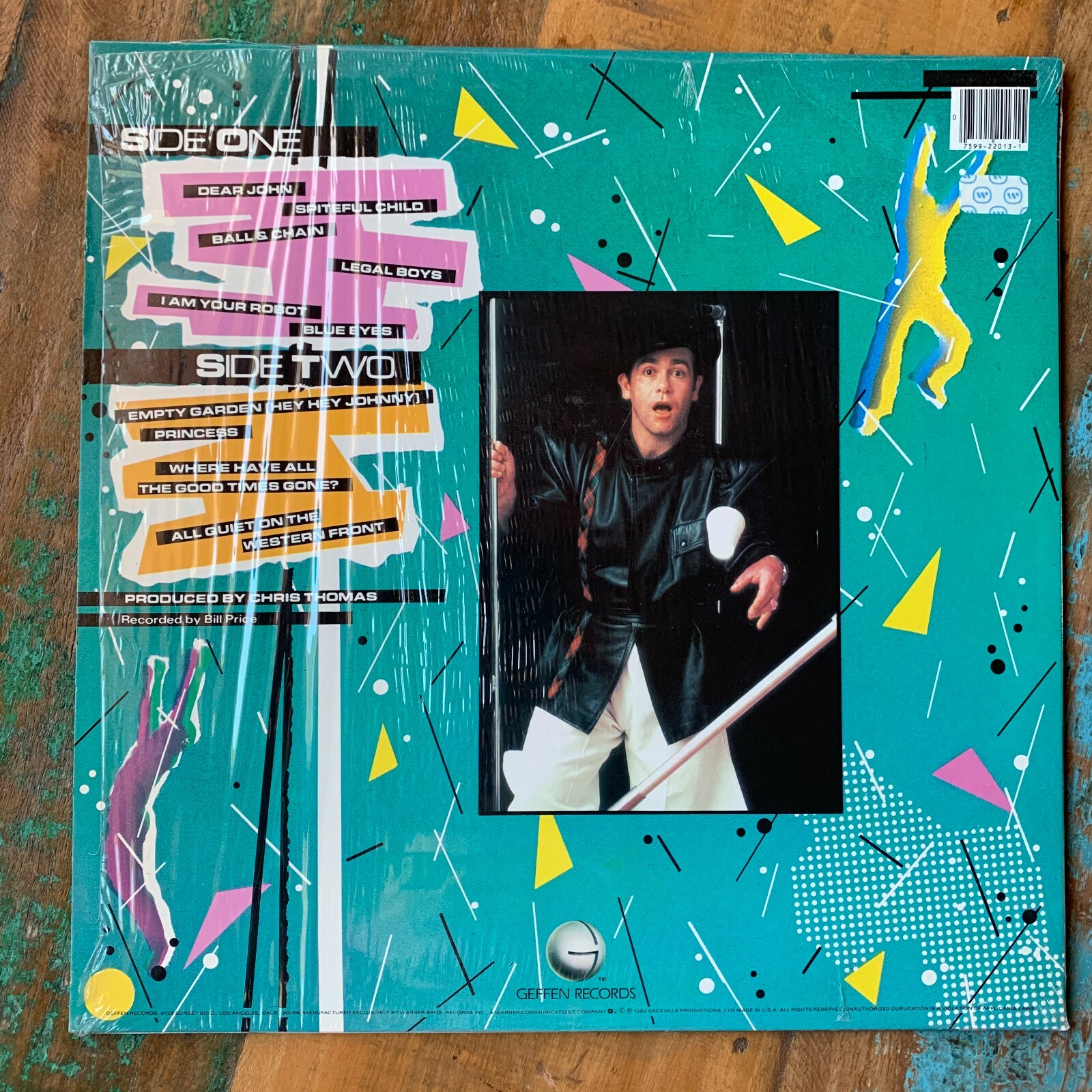 ELTON JOHN – JUMP UP! –12 INCH VINYL LONG PLAY ALBUM – GEFFEN GHS-2013 ...