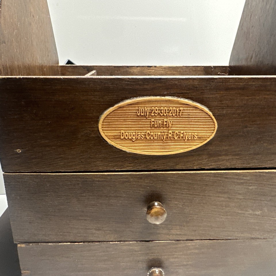 VTG Wooden Tool Box/ Hobbico Deluxe Power Panel MODEL PLANE | eBay
