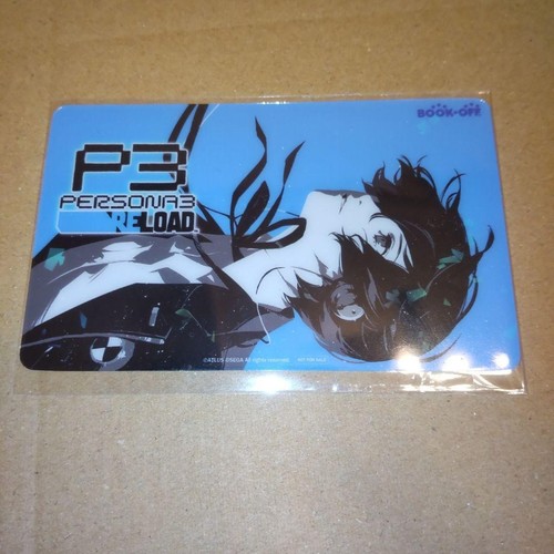 Persona 3 Reload Bonus Protagonist Pet Card Book Off Pre-order Edition ...