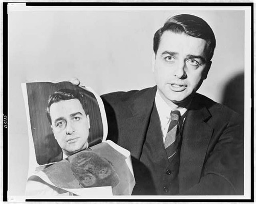 Dr. Edwin H. Land,photo of himself,taken by a camera he invented,1947 ...
