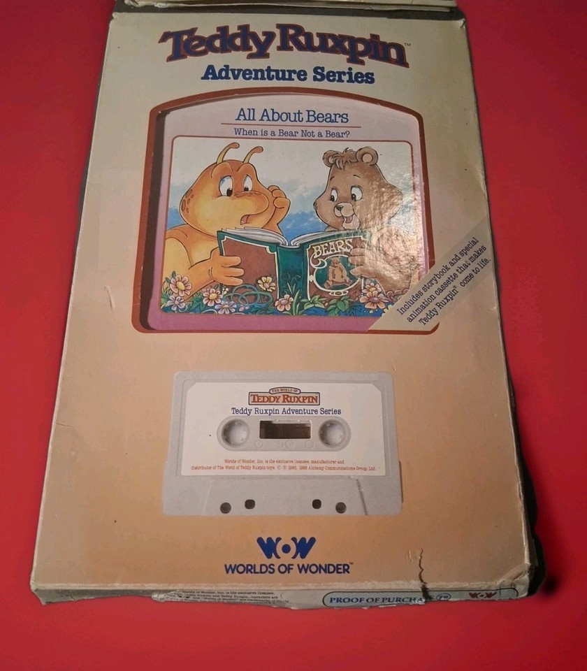 Teddy Ruxpin Cassette tapes and books Sets Worlds Of Wonder Adventure ...