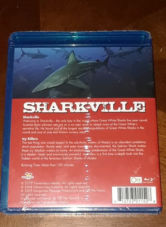 Sharkville & Icy Killers Bluray Double Feature Documentary on Great ...
