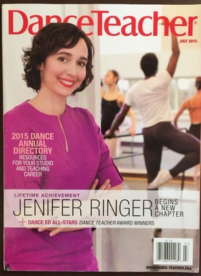 Dance Teacher Jennifer Ringer Begins A New Chapter July 2015 FREE ...
