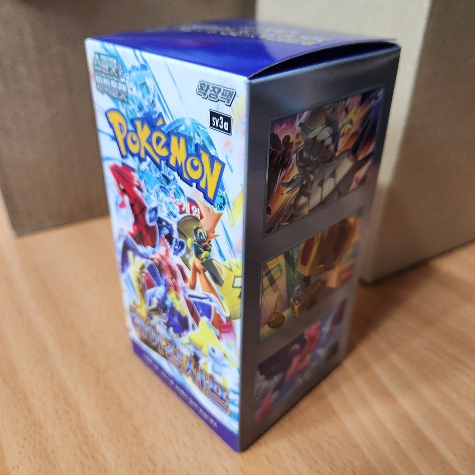 Pokemon Card Raging Surf Booster Box 30 Packs sv3a Korean Edition ...