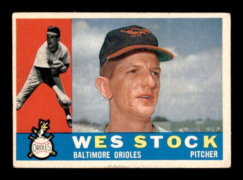 1960 Topps #481 Wes Stock RC VG/VGEX X3067075 | eBay