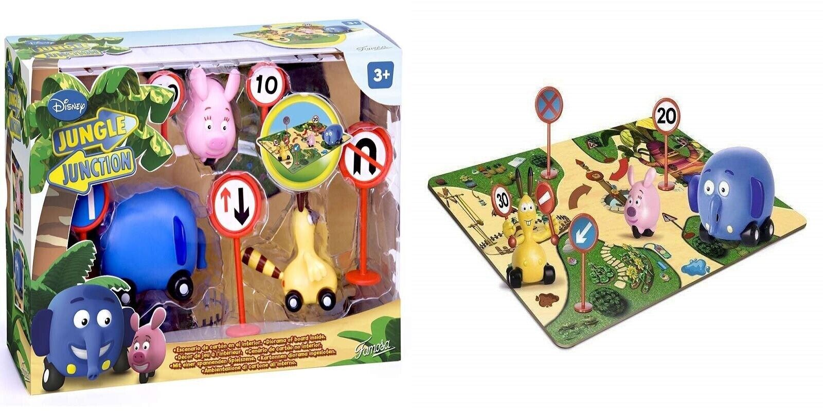 Disney Jungle Junction Figures Set En Route Ellyvan Zooter Bungo Toys ...