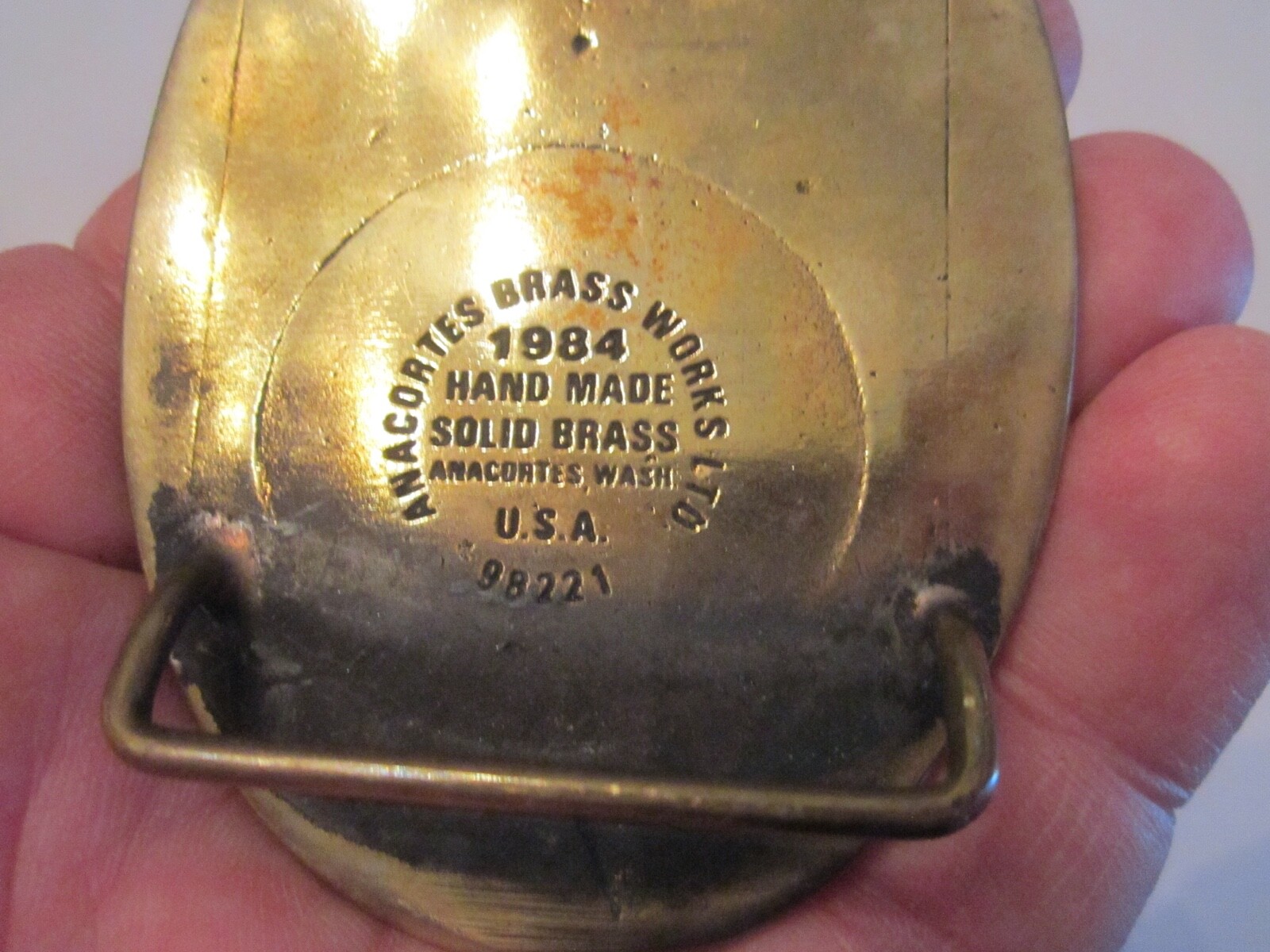 1984 NITROPARAFFINS PLANT COMPANY BELT BUCKLE - SOLID… - Gem