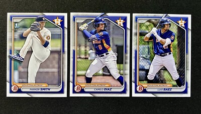 2024 Topps Bowman Draft Complete Paper Team Set - Houston Astros | eBay