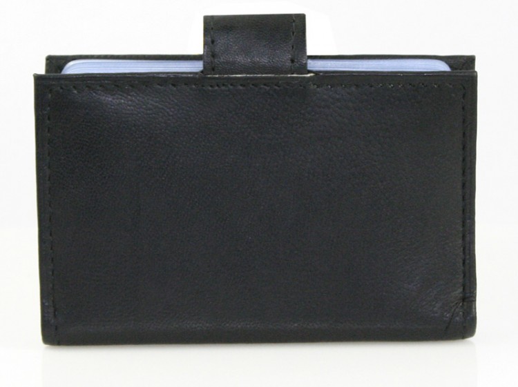 Genuine Leather 18 Credit Card Wallet ID Holder Mens Front Pocket | eBay