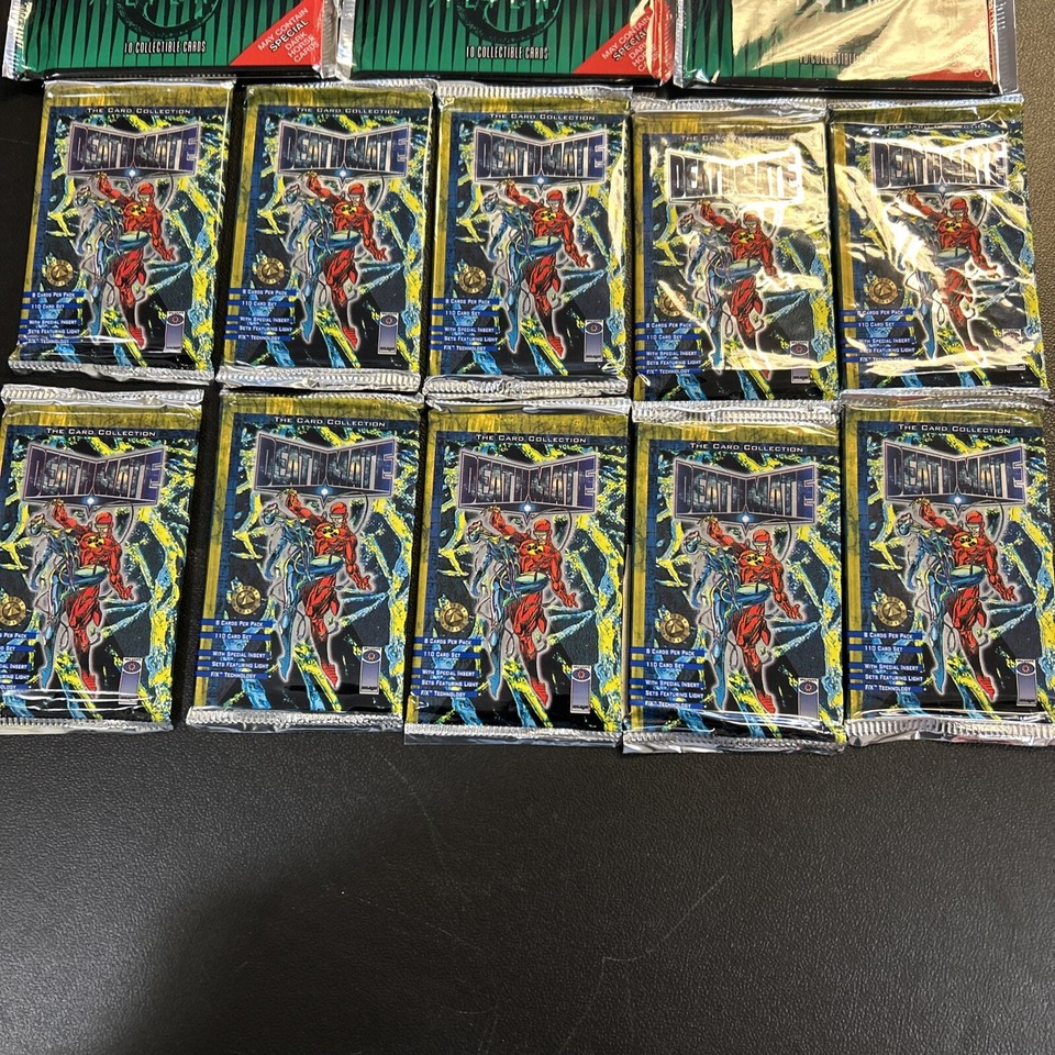 Lot Of 6 Alien 3 Sealed Packs And 10 Sealed Packs Of Deathmate Cards ...