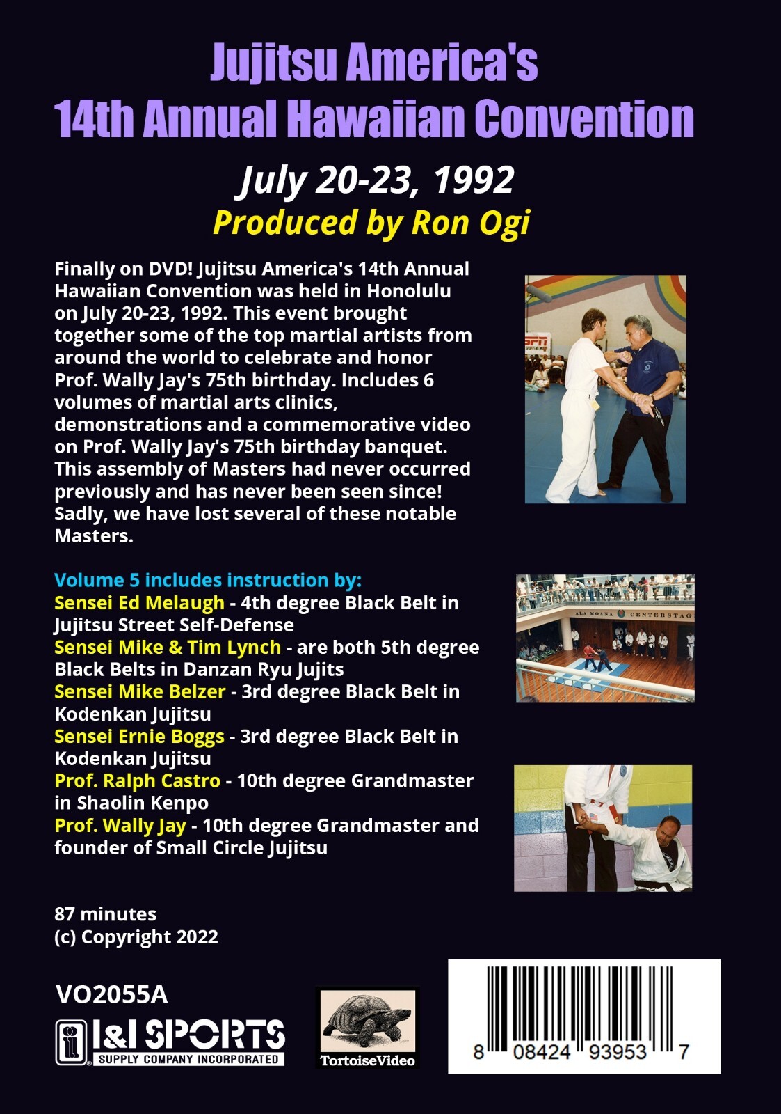 6 DVD Set Jujitsu Martial Arts Hawaiian Seminars Wally Jay DeMile ...