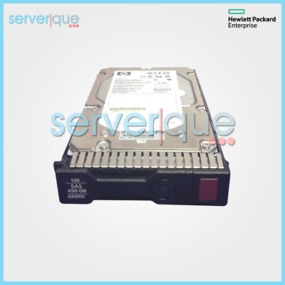 652615-B21 HP 450GB 6G SAS 15K rpm 3.5" LFF SC Enterprise Hard Drive ...