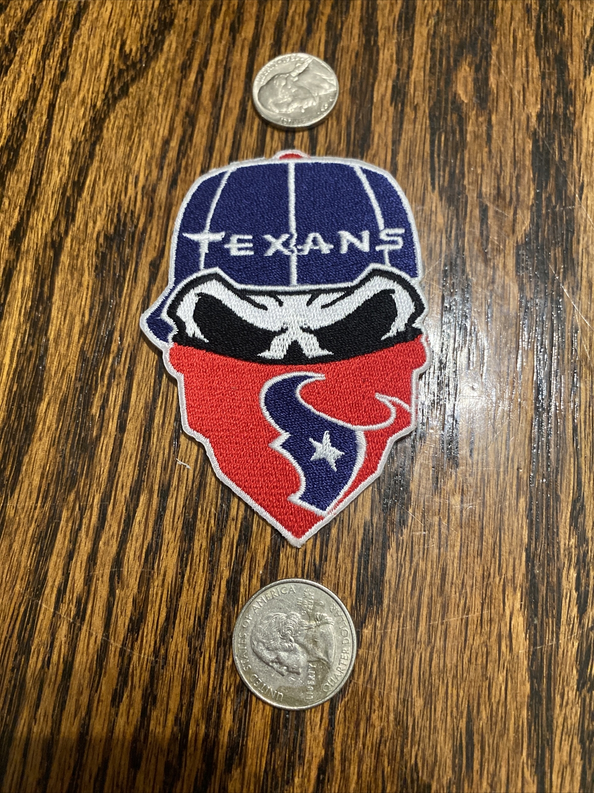 NFL Houston Texans EMBROIDERED IRON ON PATCHES | eBay