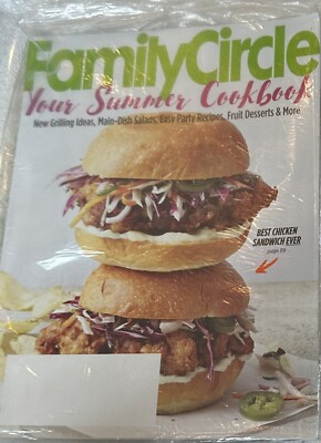 FAMILY CIRCLE MAG: July 2016 Your Summer Cookbook ; BN In Original bag ...
