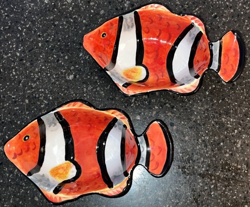 Clown fish trinket dishes candy sauce ceramic | eBay