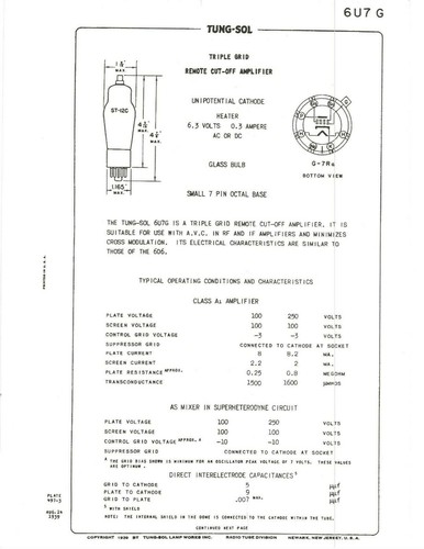 6U7G Tube 4 Tubes RCA 6U7 CV706 6D6 NOS | eBay