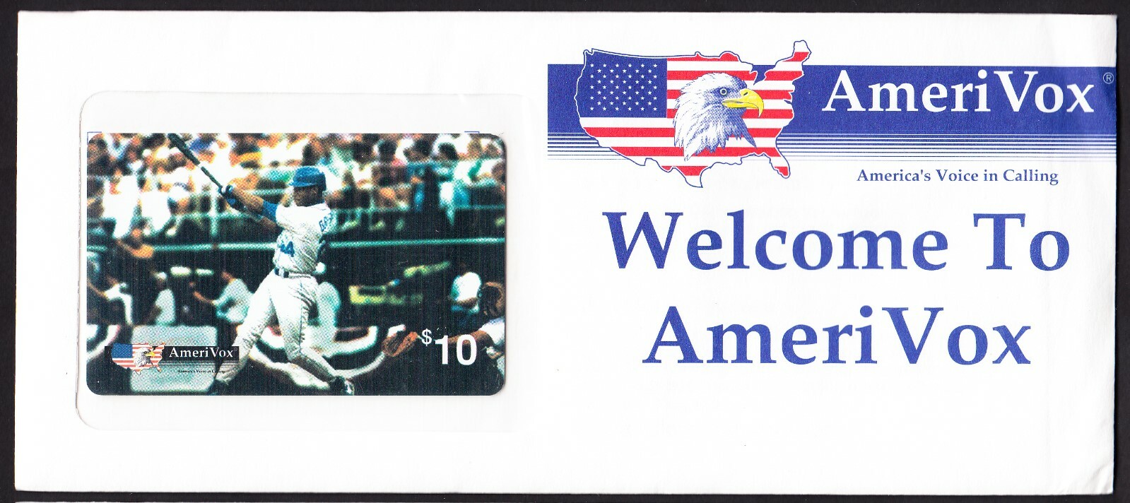 KEN GRIFFEY JR $10 Baseball Phone Card SEALED MINT Amerivox SEATTLE ...