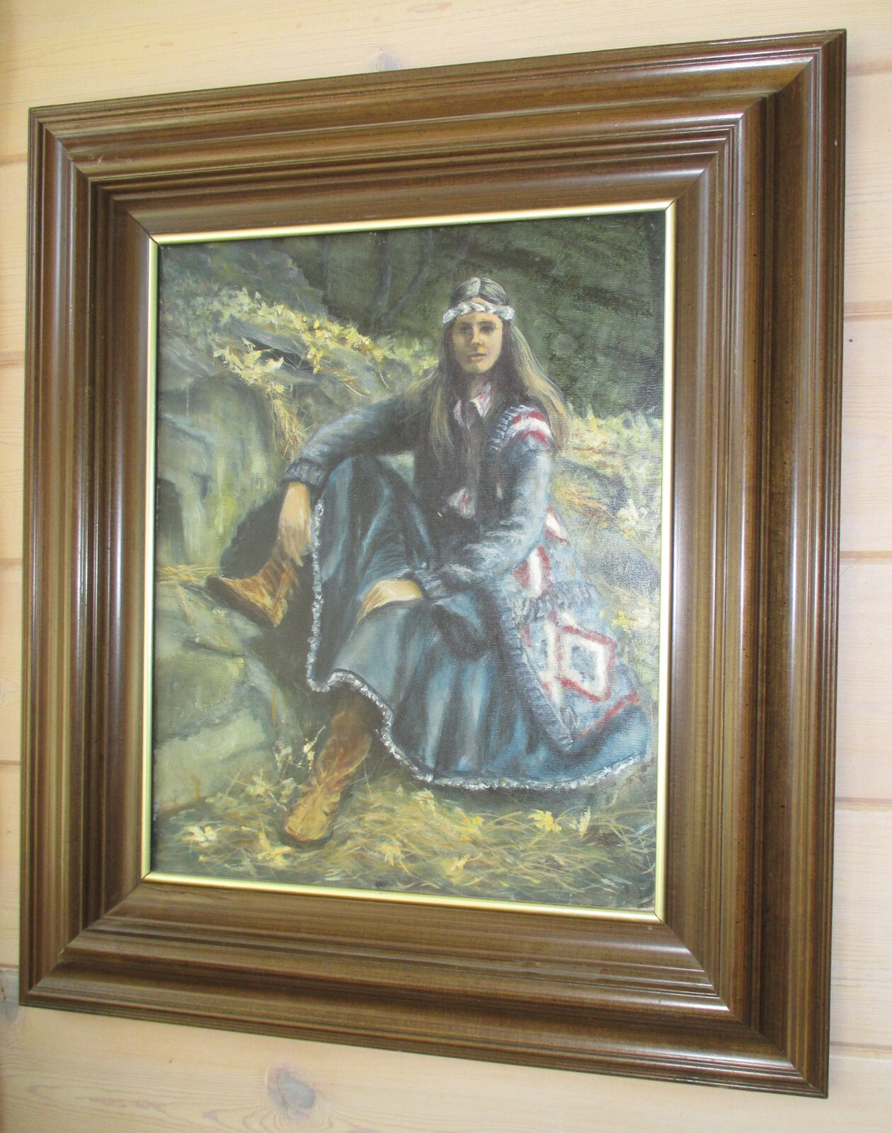 "Princess Moonbeam" Original Painting on Canvas, Signed, S. Morris ...