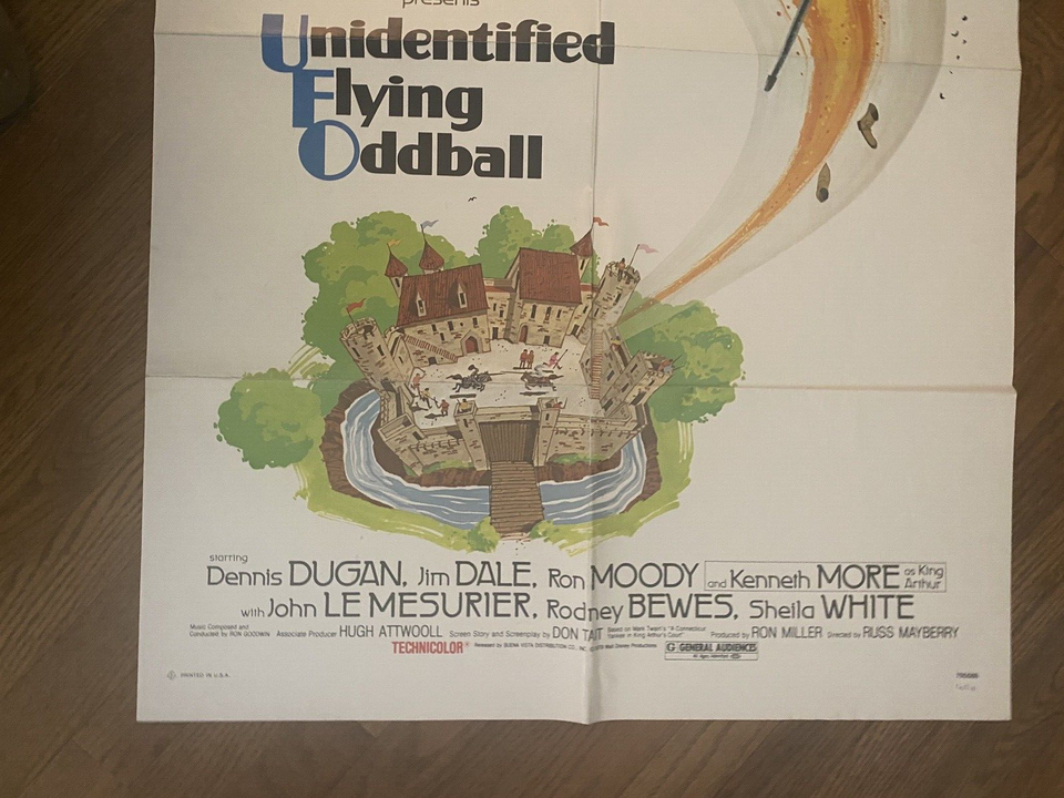 Chaos In The Cosmos 'UNIDENTIFIED FLYING ODDBALL! Disney poster 27" by ...